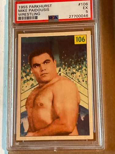 1955 Parkhurst wrestling #106 Mike Paidousis PSA 5 | eBay