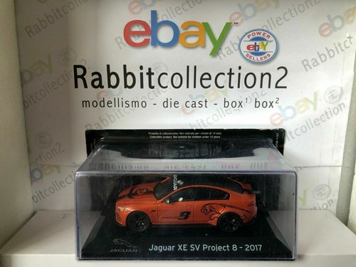 Die Cast “Jaguar Xe Sv Project 8 - 2017” Supercars Scale 1/43 | eBay