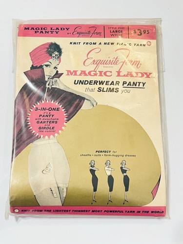 Vintage 60's Exquisite Form Magic Lady Girdle Shapewear Panty Shorts ...