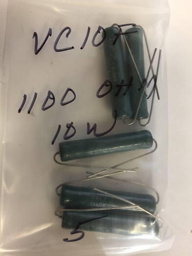VC10F 1100 OHM 10 WATT CLAROSTAT RESISTORS 5 pcs NOS | eBay