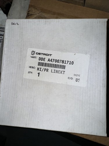 DDE A4700781710 GENUINE DETROIT HIGH PRESSURE FUEL LINE KIT OEM - NEW ...