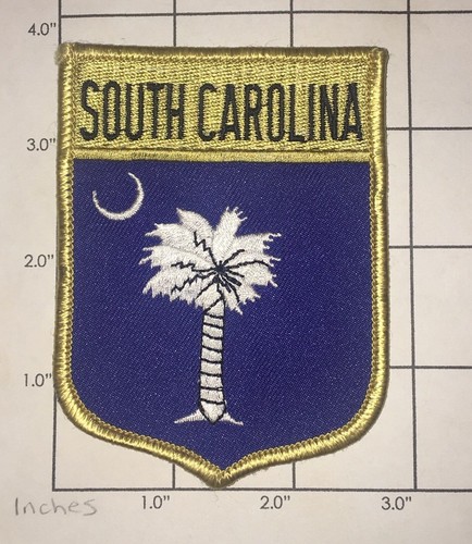 South Carolina Patch - Flag / Shield - Travel Souvenir | eBay