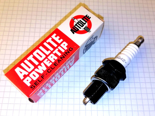 1 original AUTOLITE MOTORCRAFT AG42 (AG42-P Powertap) spark plug NEW in ...