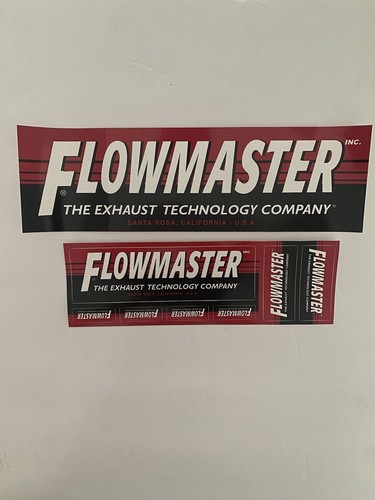 Flowmaster Exhaust Technology Co Hot Rod Racing Vintage Sticker Decal ...