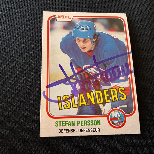 Autographed 1982-83 Topps STEFAN PERRSON. # B-1 | eBay