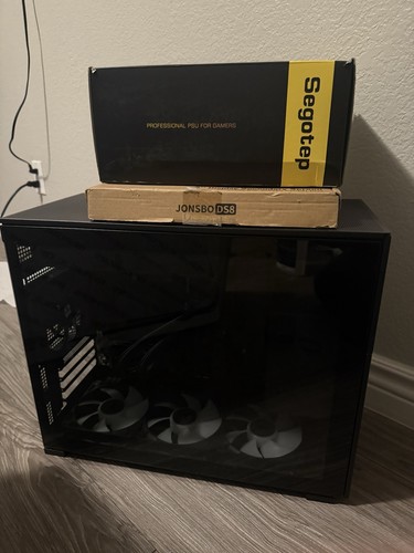 Unfinished Gaming Computer Parts Bundle! PC Case, AM5 Motherboard, PSU ...