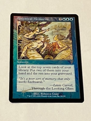 Magic The Gathering MTG 7th Edition ANCESTRAL MEMORIES FOIL 💎 NM-MT ...