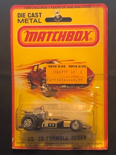 1/64 MATCHBOX NO.28 1980 FORMULA RACER GOLD | eBay
