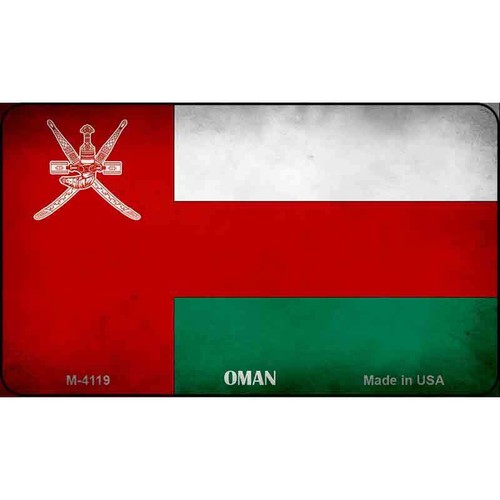 Oman Flag Novelty Metal Magnet M-4119 | eBay