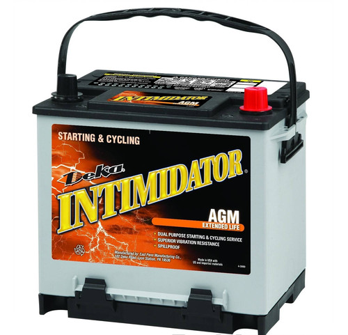 Deka 9A3585 AGM Intimidator Automotive Battery CCA 640, RC 100, BCI ...