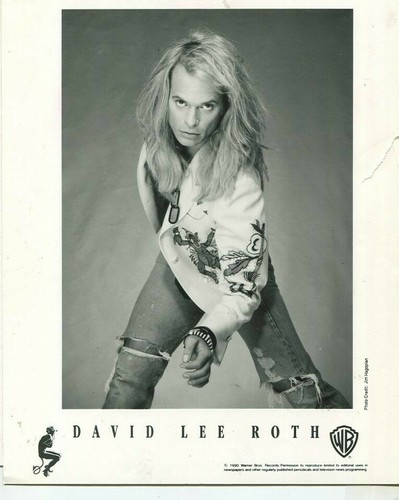 David Lee Roth 1990 Music Press Promo Photo MBX107 | eBay