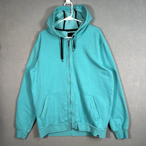 Hurley Sweater Adult Large Blue Full Zip Hoodie Sweatshirt Mens | eBay