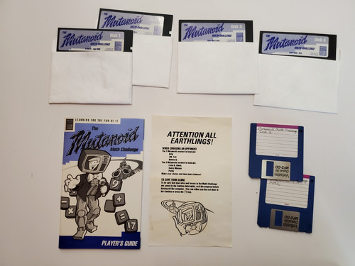 Rare Legacy Mutanoid Math Challenge Problem Solving Game Alien PC IBM ...