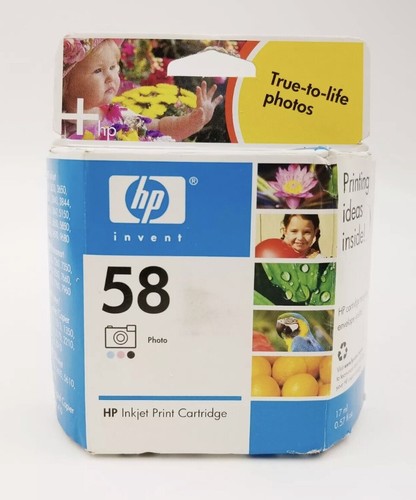 Hp Invent 58 Color HP Inkjet Print Cartridge C6658AN Exp 07/06 | eBay