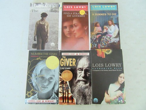 BIG Lot (6) LOIS LOWRY Teen Kids Books NUMBER THE STAR Gathering Blue ...