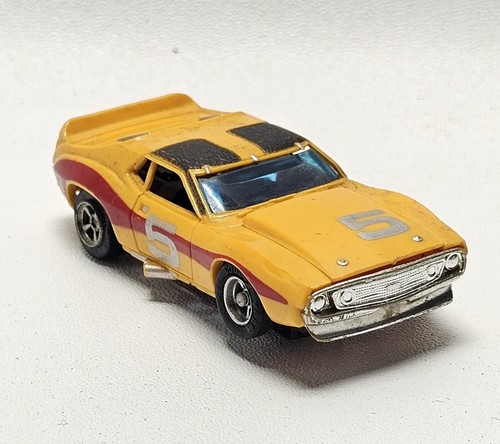 AFX AURORA 1971 AMC JAVELIN TRANS AM AMX #1906 MUSTARD/red/black SILVER ...