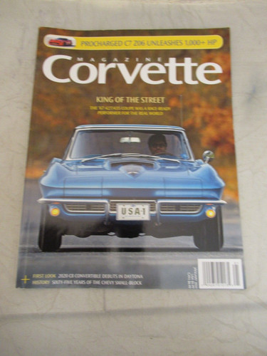 CORVETTE MAGAZINE BOOK January 2020 Procharged C7 Z06 Unleashes 1,000 ...