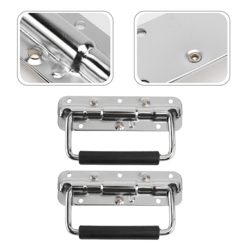 2 Pcs Flight Case Accessories Hinges Latch Recessed Hatch Pull Buckle ...