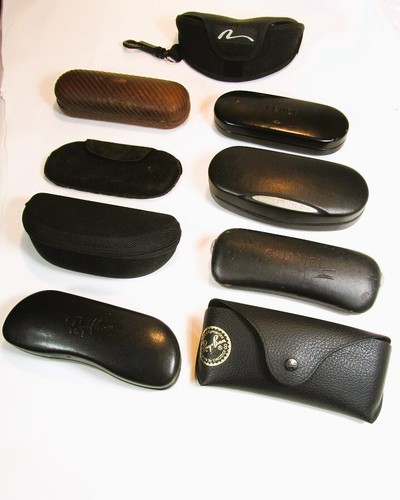 Nine Great RAY-BAN & DESIGNER SUNGLASSES CASES in Good Condition | eBay