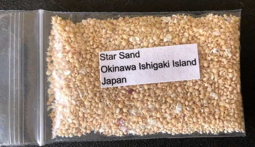 Japan Star Sand Okinawa Ishigaki Island Star Sand Sample | eBay