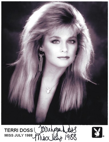 TERRI LYNN DOSS 07/1988 PLAYBOY PLAYMATE SEXY SIGNED PROMOTIONAL PHOTO ...