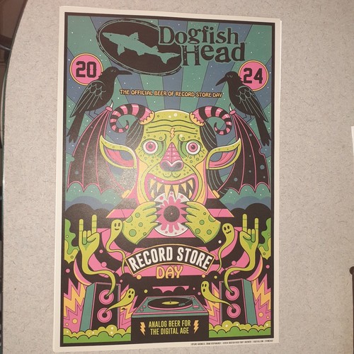 RECORD STORE DAY 2024 RSD PROMO Poster 11”x17”. Dogfish Head Beer ...