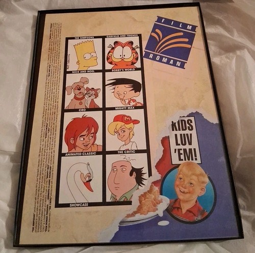 Film Roman The Simpsons Bobby's World Framed Print Ad 1995 8.5x11 | eBay