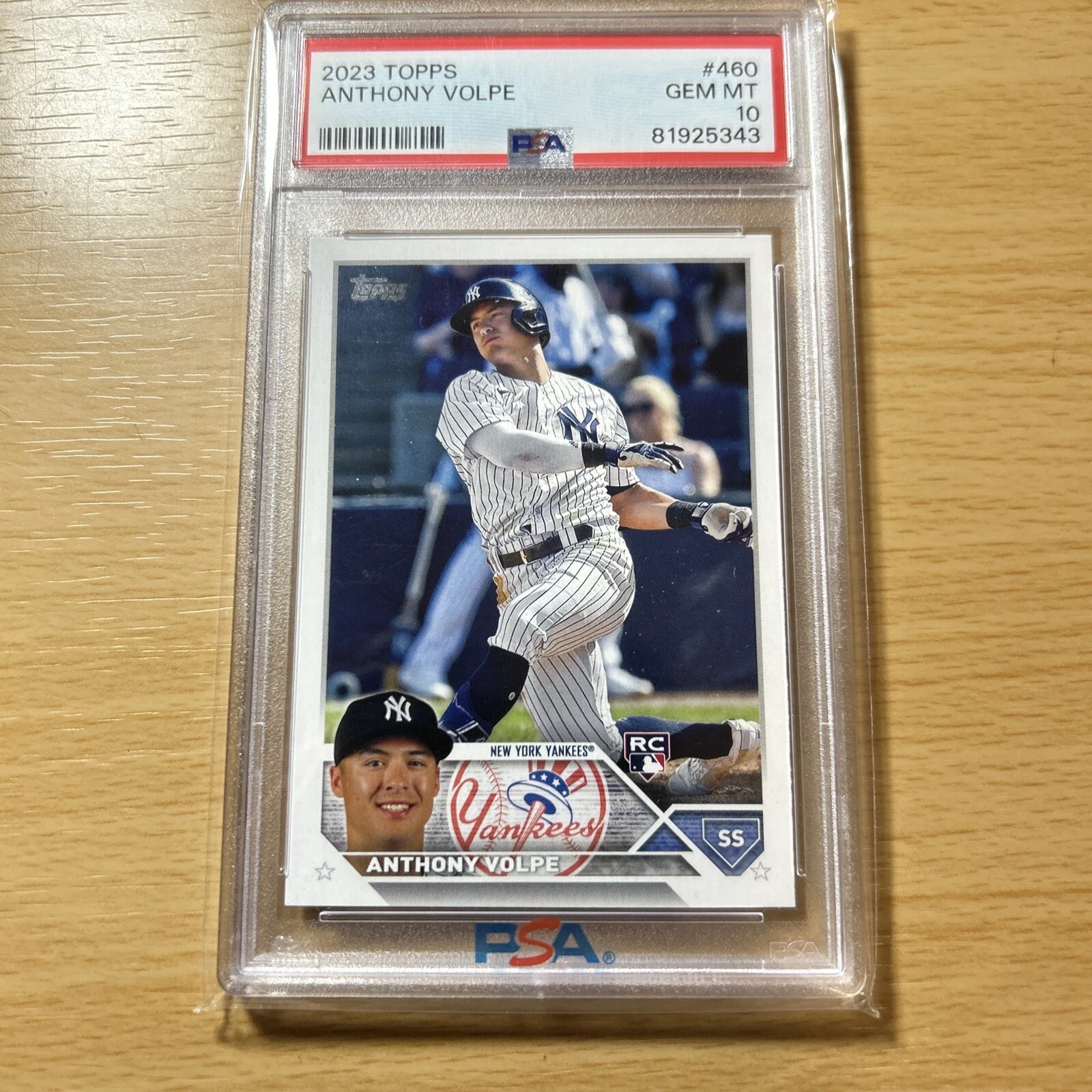 Anthony Volpe 2023 Topps #460 Base Price Guide - Sports Card Investor