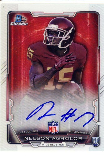 nelson agholor rc rookie draft auto autograph usc trojans college ...