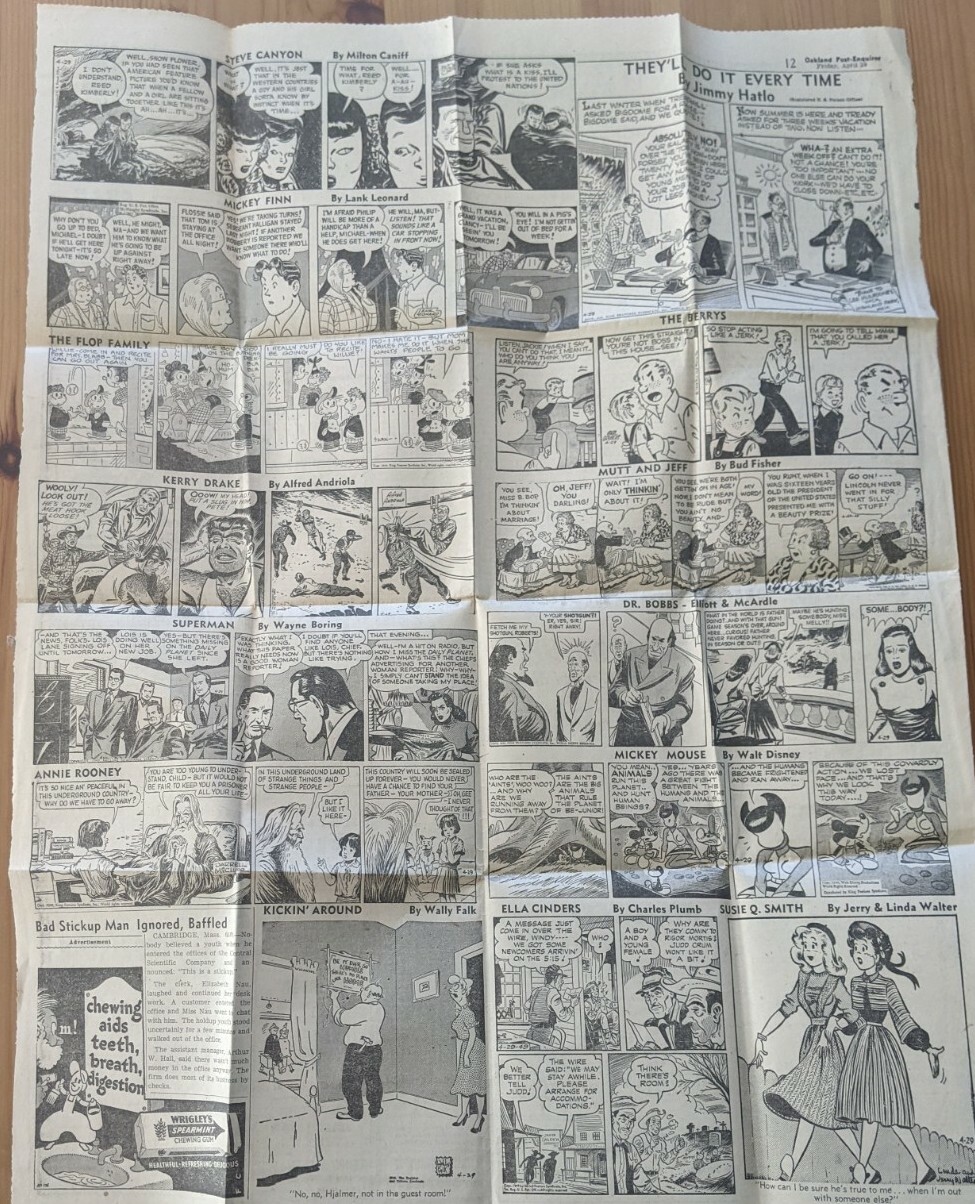 Diese Woche Magazin August 7 1948 Schlüsselloch Künstler Eustace ...