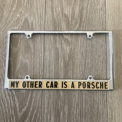 Porsche License Plate Frame for sale | eBay