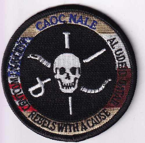 Combined Air Operations Center CAOC Al Uded CENTCOM Rebels patch USAF ...