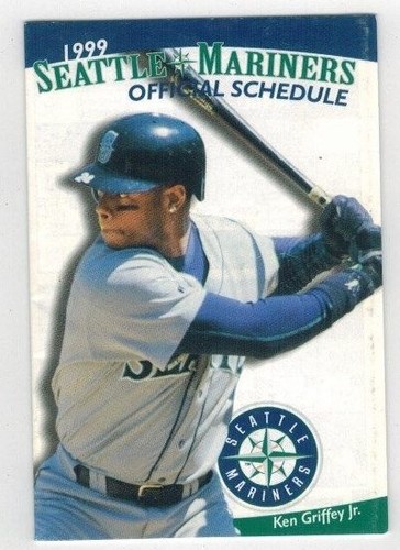 1999 Seattle Mariners pocket schedule Ken Griffey Jr. | eBay