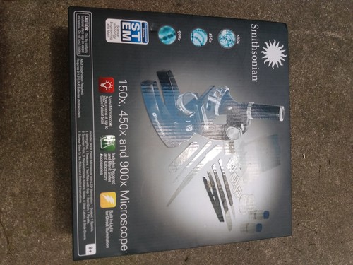 Smithsonian 150x, 450x, and 900x Multi-Color Microscope Kit | eBay