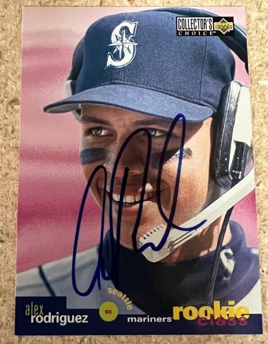 Alex Rodriguez signed autographed Upper Deck Collector's Choice Rookie ...