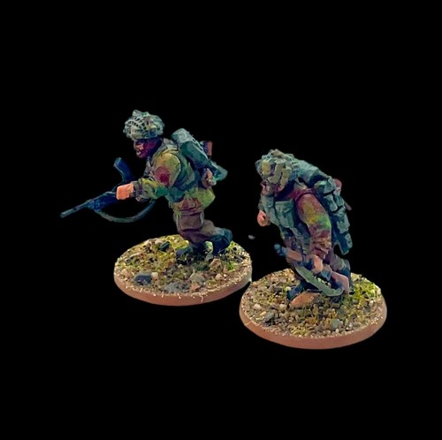 28mm WW2 Bolt Action V3 British Airborne LMG Team painted by FoWaBS. | eBay