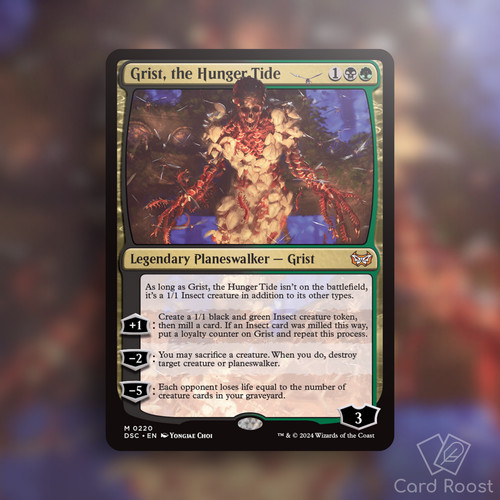 MTG Magic Grist, the Hunger Tide 0220 Commander: Duskmourn: House of ...