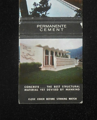 1960s Permanente Cement Concrete Kaiser Cement & Gypsum Wilshire Los ...