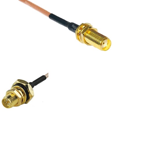 RG316 SMA Female Long to RP-SMA Female O-Ring RF Cable Rapid-SHIP LOT ...