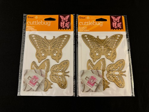 NEW ANNA GRIFFIN / CUTTLEBUG BUTTERFLY TRIO CUT & EMBOSS DIE SET LOT OF ...