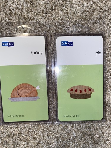 QuicKutz Die Lot 2X2 Turkey & Pie ~ Thanksgiving ~ NIP | eBay
