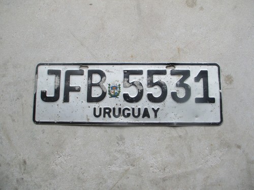 Uruguay license plate # JFB 5531 | eBay