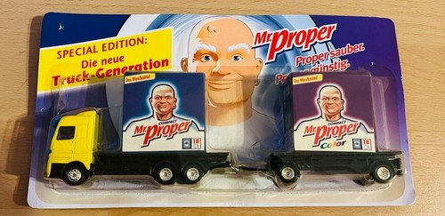 Meister Mr. Propper Werbetrucks Sammler LKW 1:87 Modell Werbung Reklame ...
