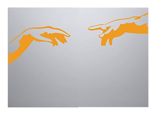 Michelangelo Creation Decal Vinyl Sticker for Laptop Crafts Car Windows ...