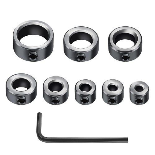 Depth Stop Drill Bit Stop Collar Set Includes 1/8”, 3/16”, 1/4”, 5/16 ...