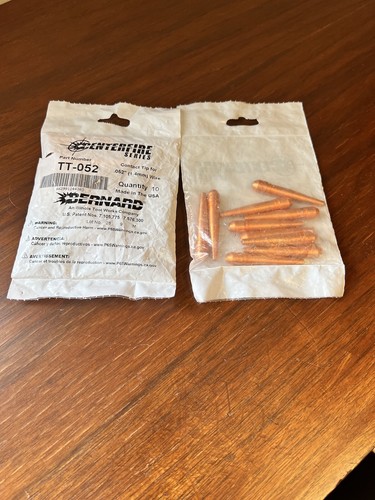 LOT OF 10 - Bernard Genuine Centerfire Series T-052 Contact Tips .052 ...