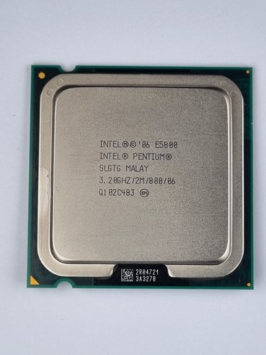 Processor, Intel Pentium E5800, SLGTG MALAY 3.20GHz 2M Q102C483. Intel ...