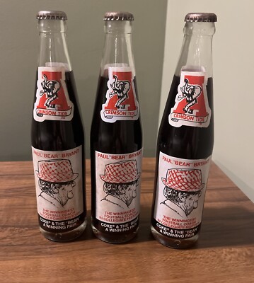 Bear Bryant Coke In Collectible Coca-Cola Bottles for sale | eBay