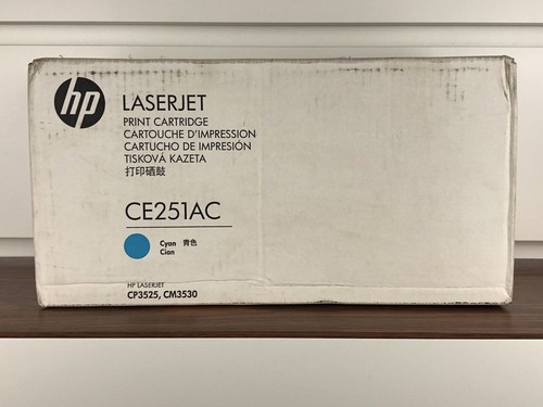 New OEM/Genuine HP LaserJet CE251AC Toner Cartridge CYAN 504A | eBay
