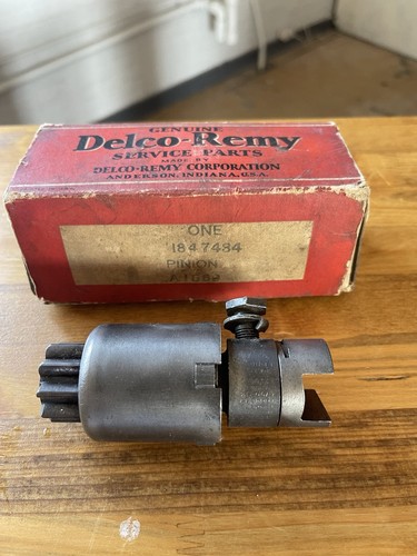 Vintage 9 Tooth GM Delco Remy USA Chevrolet Starter Bendix Gear | eBay